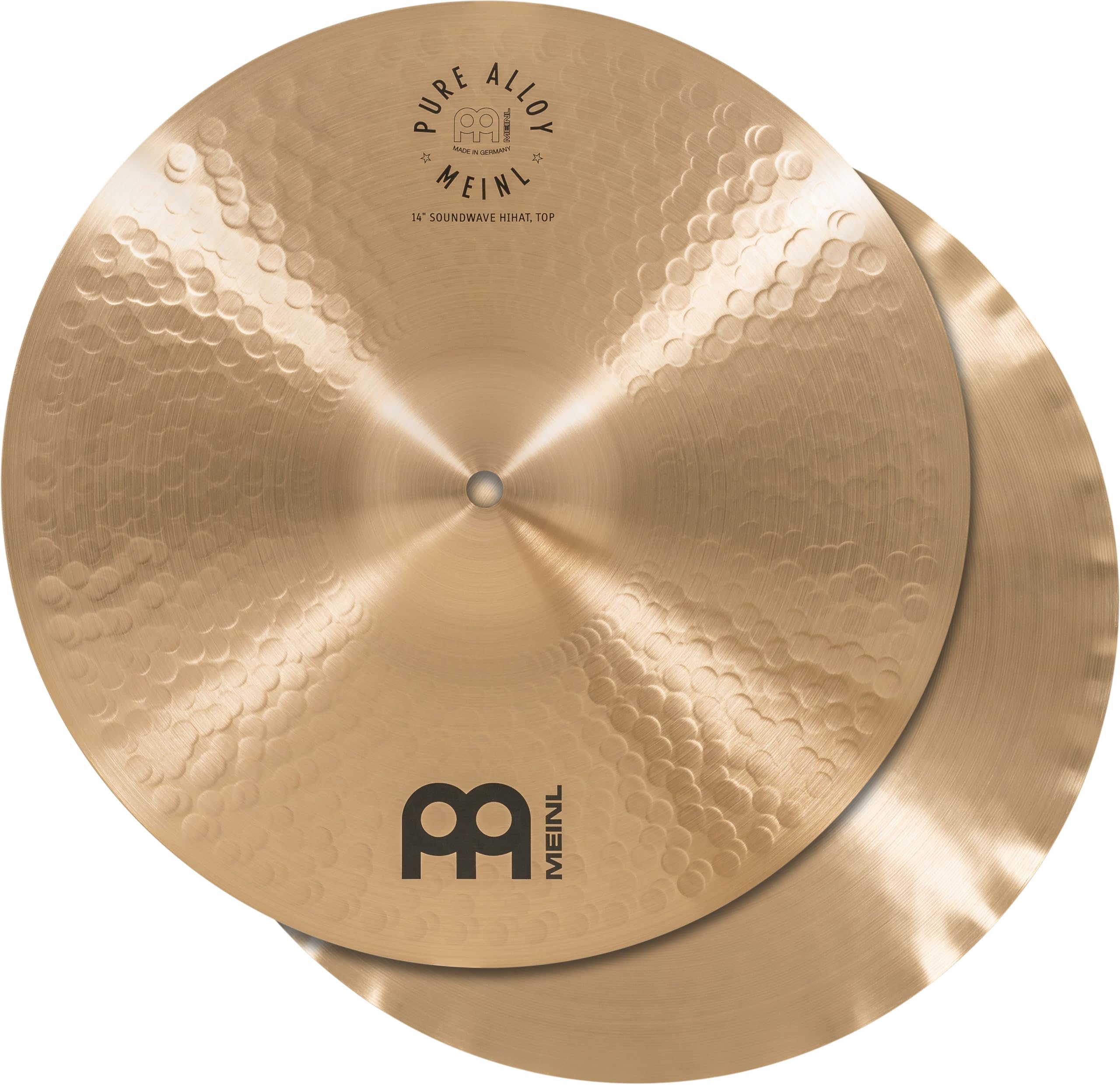 Amazon.com: Meinl Cymbals Pure Alloy Traditional 14" Soundwave Hihats ...