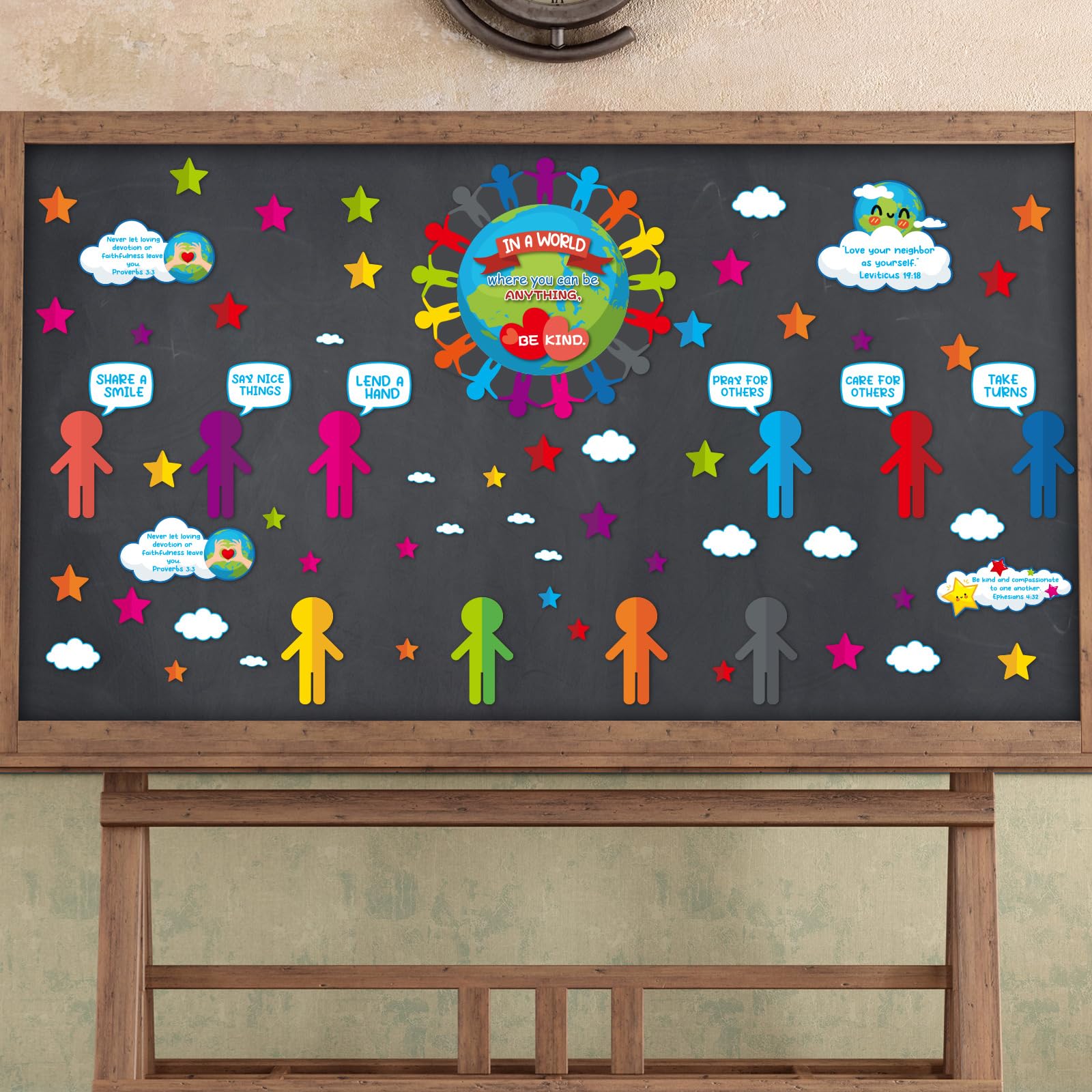 Snapklik.com : Be Kind Religious Classroom Bulletin Board Decoration ...