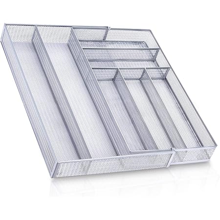 Amazon.com - Honey-Can-Do KCH-02163 Steel Mesh 7-Compartment Expandable ...