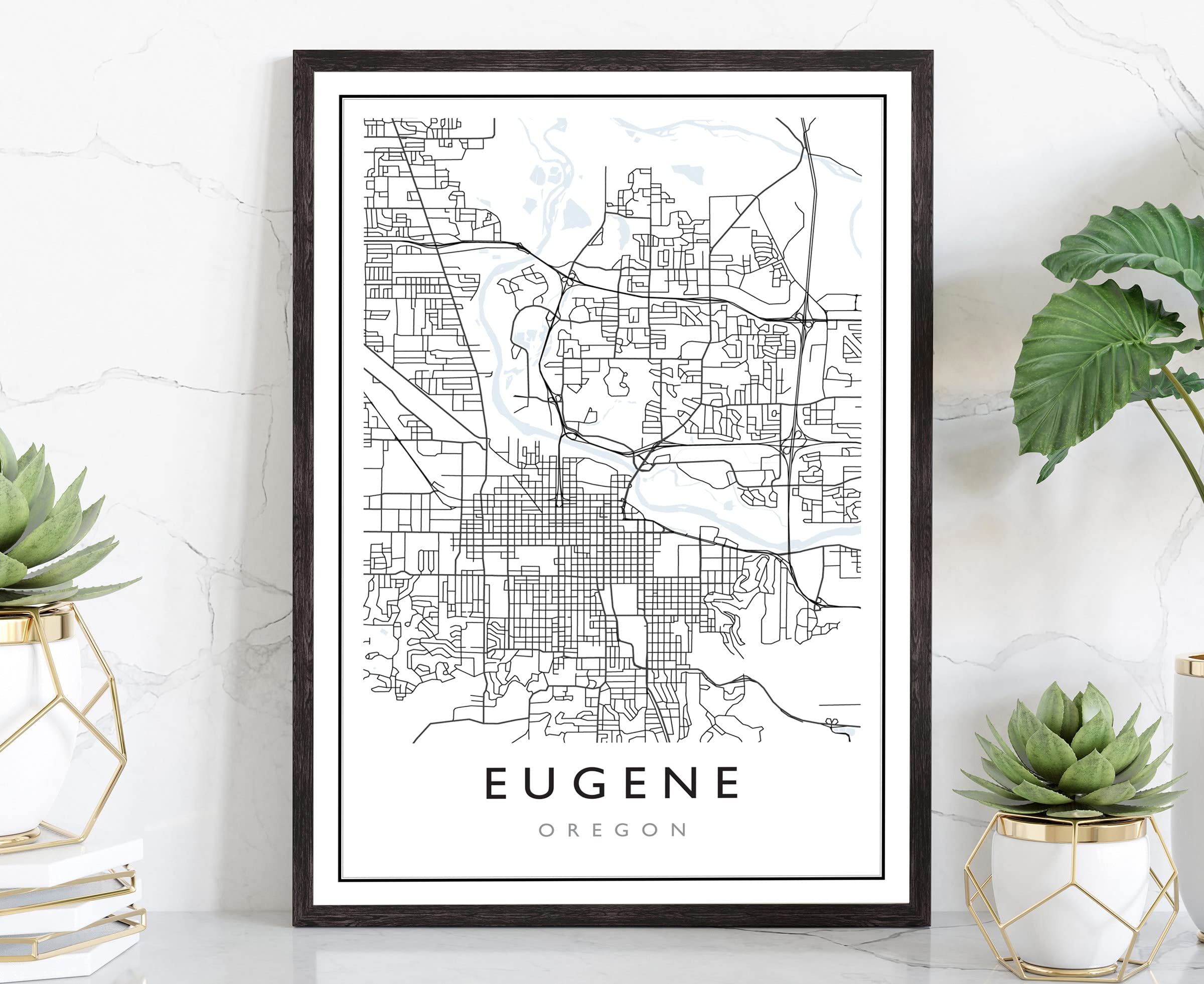 Road Map Of Eugene Oregon