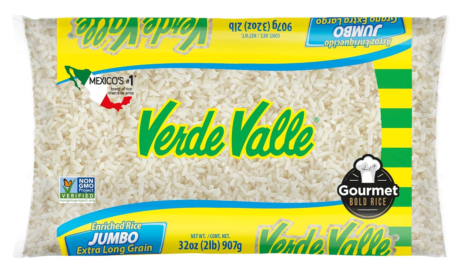 Amazon.com : Verde Valle Jumbo Rice 2lb (Pack of 1) : Everything Else
