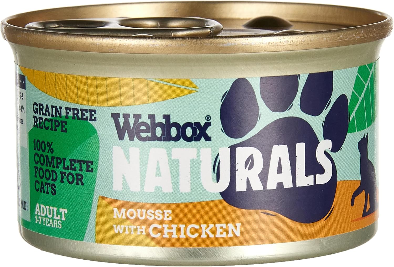 Webbox Natural Cat Mousse with Chicken, 85g : Amazon.co.uk: Pet Supplies