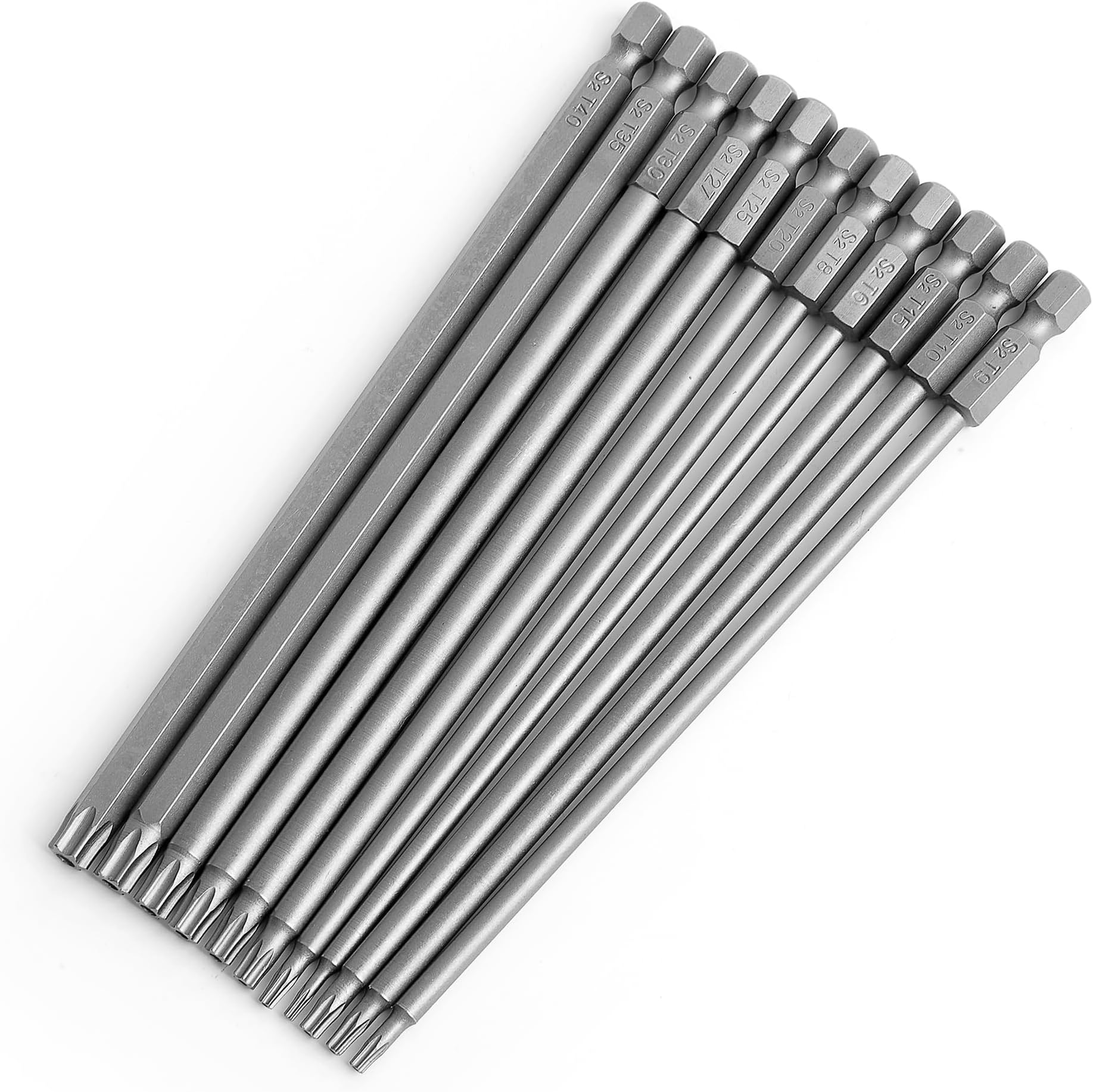 TEGRODEX 11PCS Security Torx Screwdriver Bit Set T6-T40 Star 6 Point ...