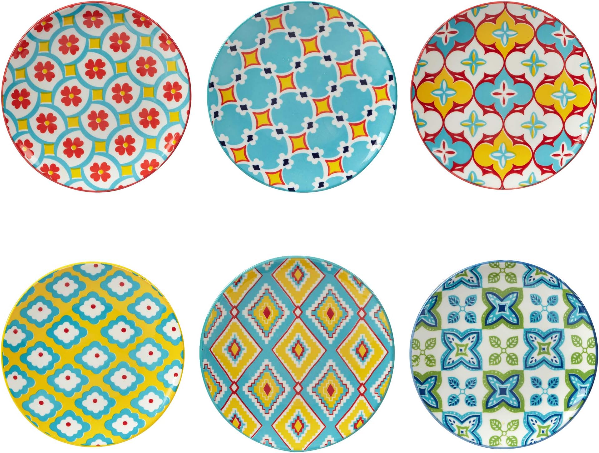 Amazon.com: Certified International Bee Sweet 6" Canape/Luncheon Plates ...