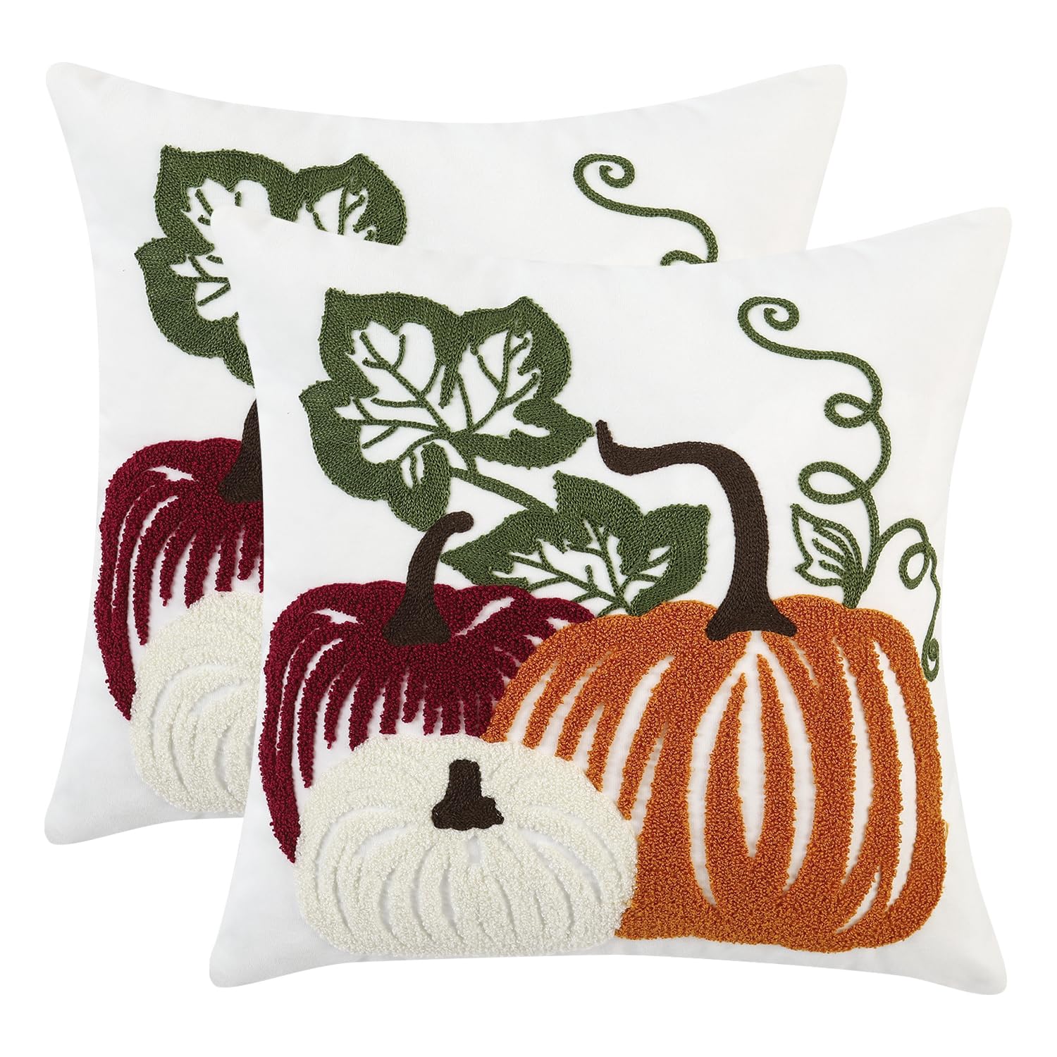 Amazon.com: Holibeat Thanksgiving Fall Pillow Covers 18x18 inches Set ...
