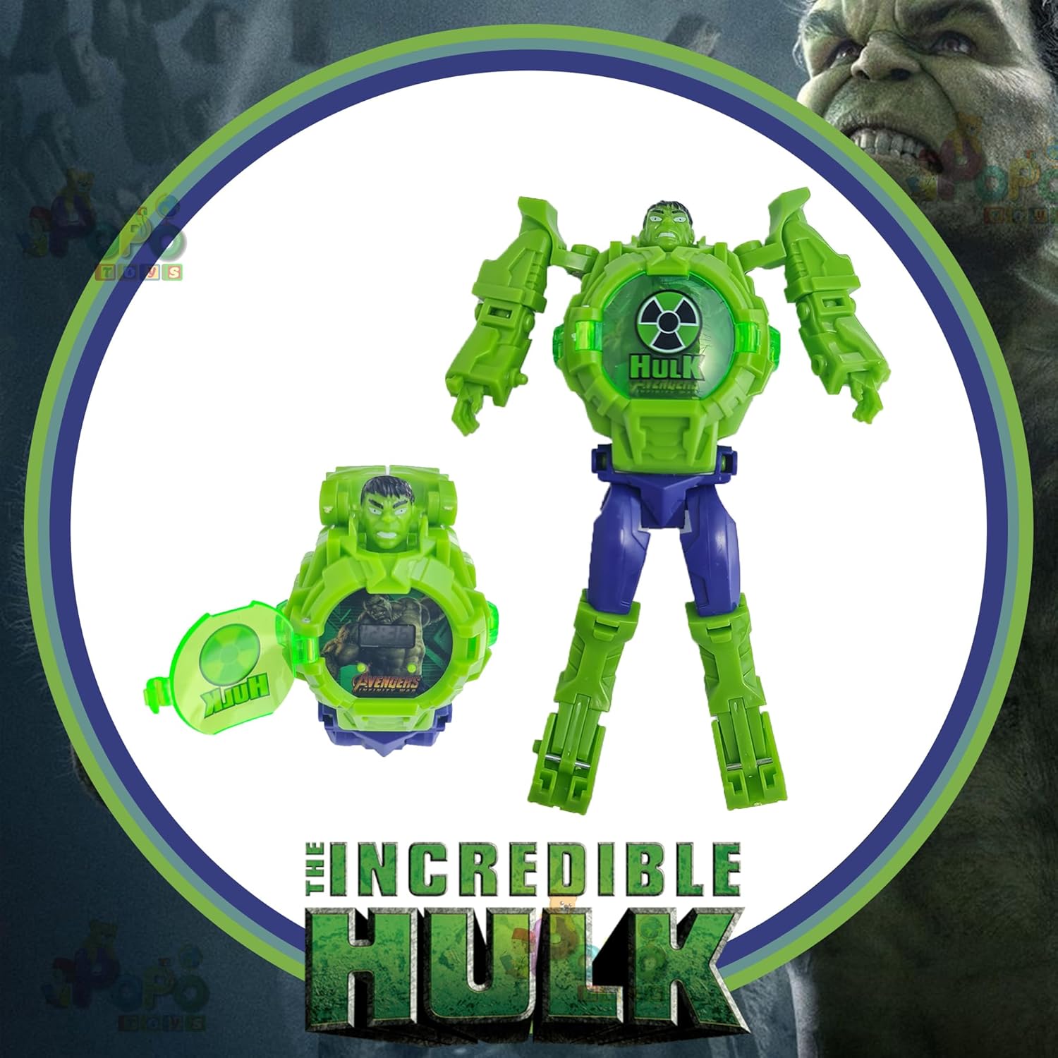 Buy PoPo Toys Hulk Super Hero Action Figure Toy Robot Deformation ...
