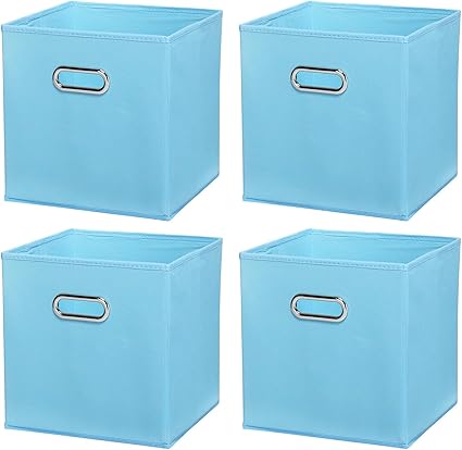 Amazon.com - PATIKIL Foldable Storage Cube Bins, 4 Pcs Fabric Storage ...