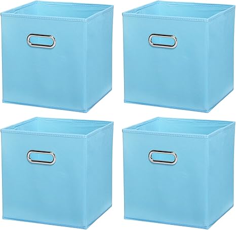 Amazon.com - PATIKIL Foldable Storage Cube Bins, 4 Pcs Fabric Storage ...