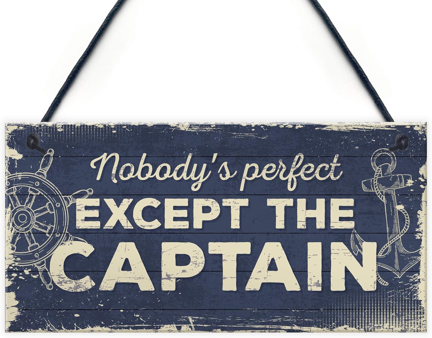 Red Ocean Nautical Sign Captain Bar Pub Bathroom Man Cave Kitchen ...