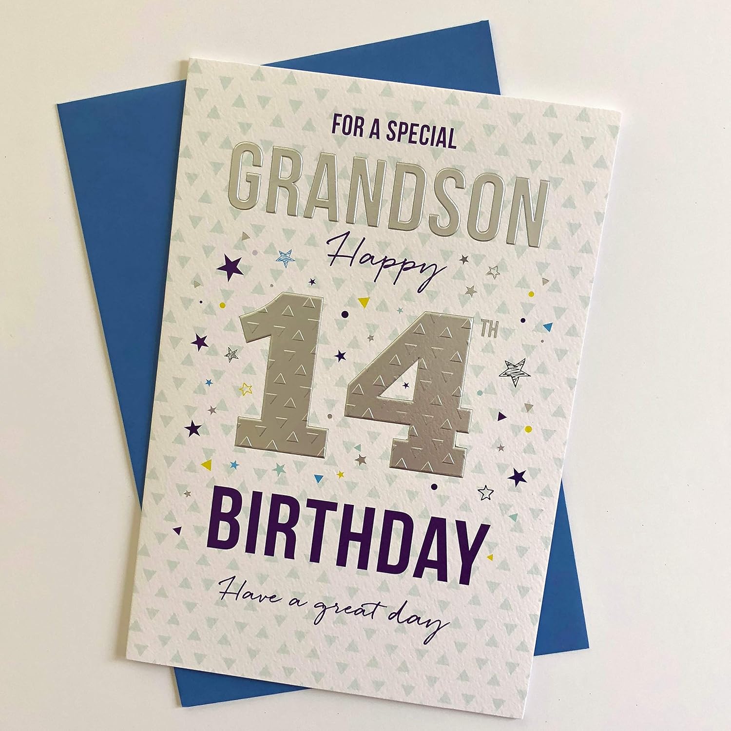 Cards For A Special Grandson Happy 14th Birthday Have A Great Day ...
