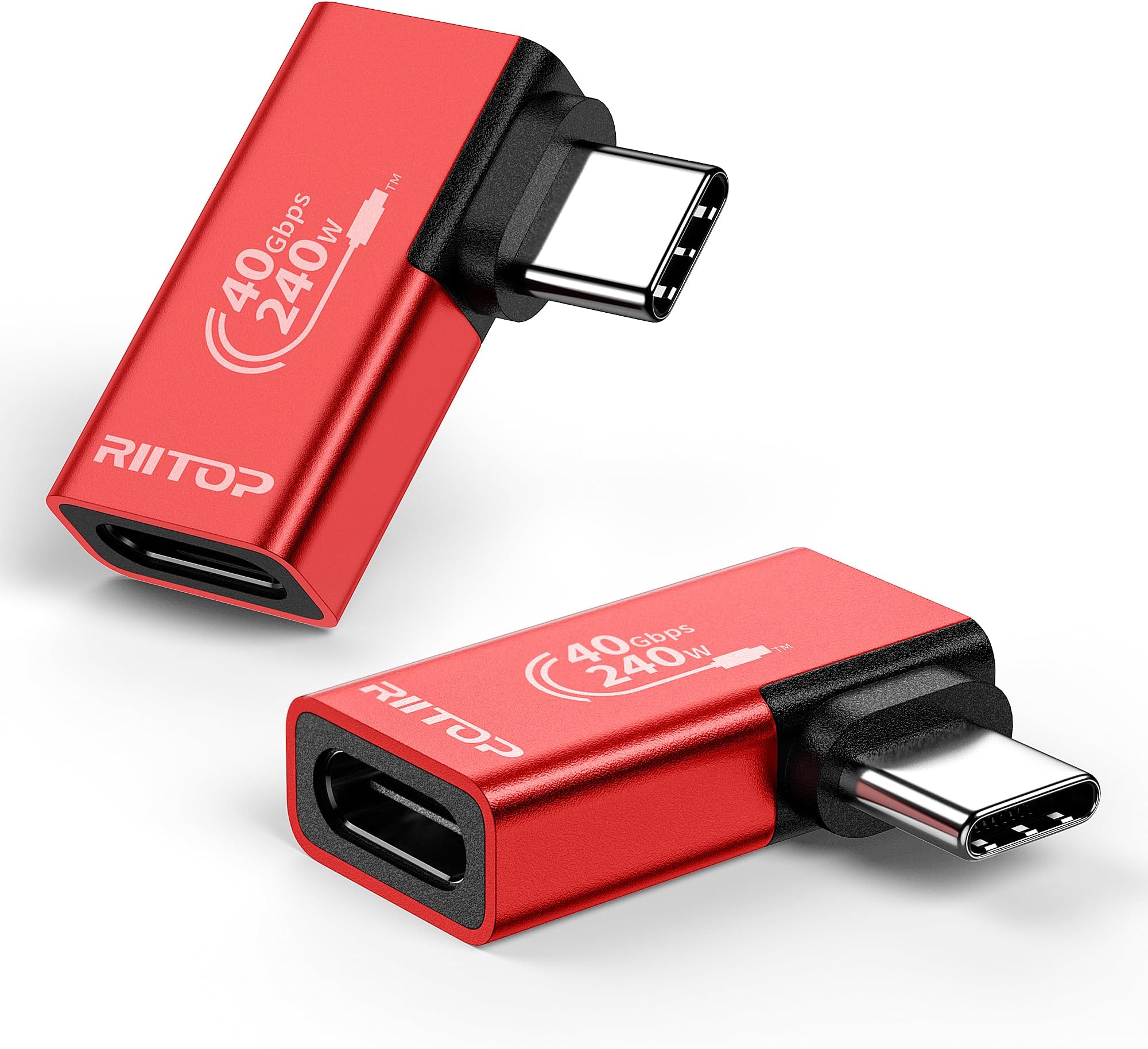 Amazon.com: AuviPal 240W USB C Right Angle Adapter (2 Pack), 90 Degree ...