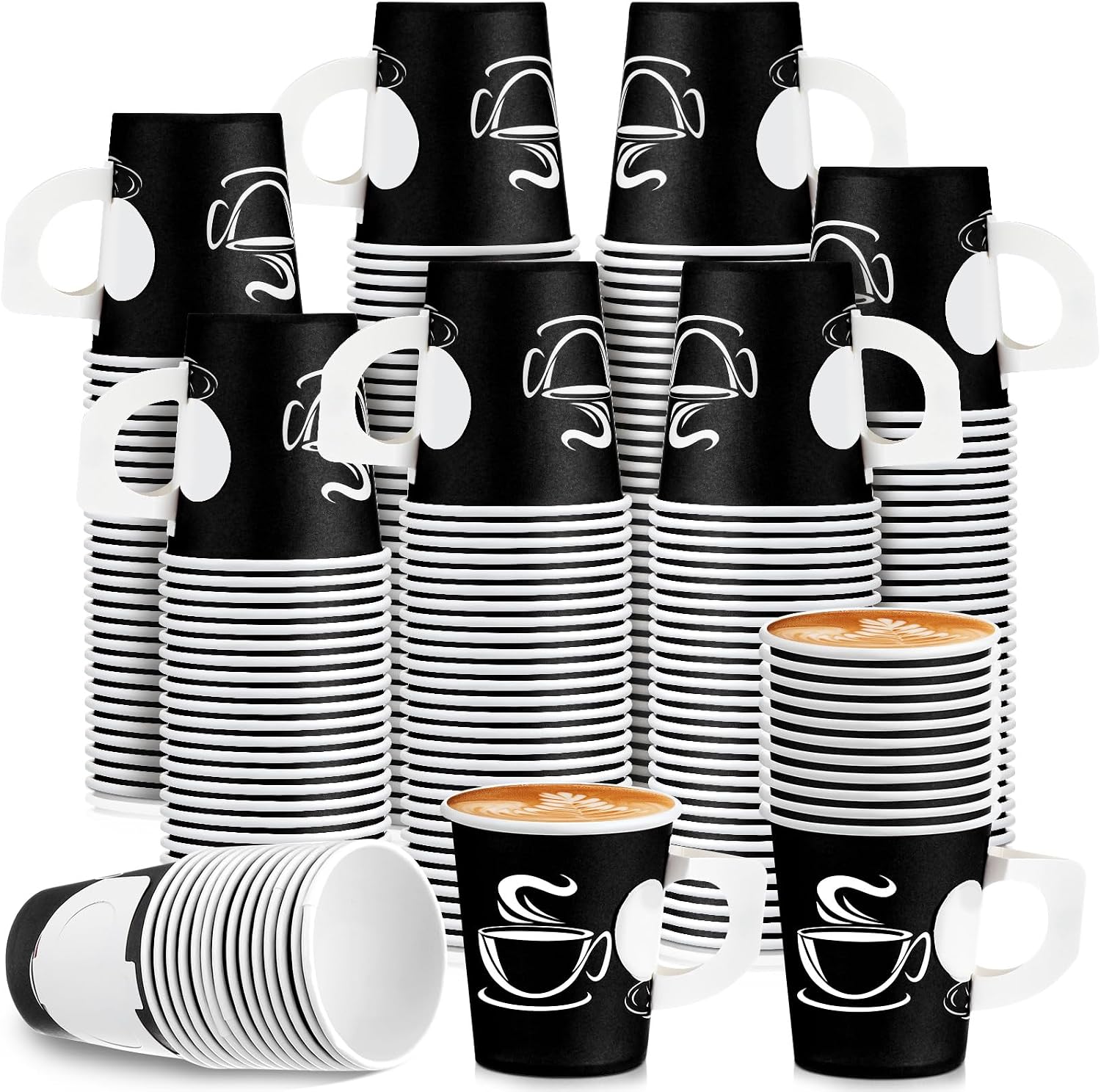 Amazon.com: Dandat 200 Pieces 7 oz Disposable Espresso Cups with Wide ...