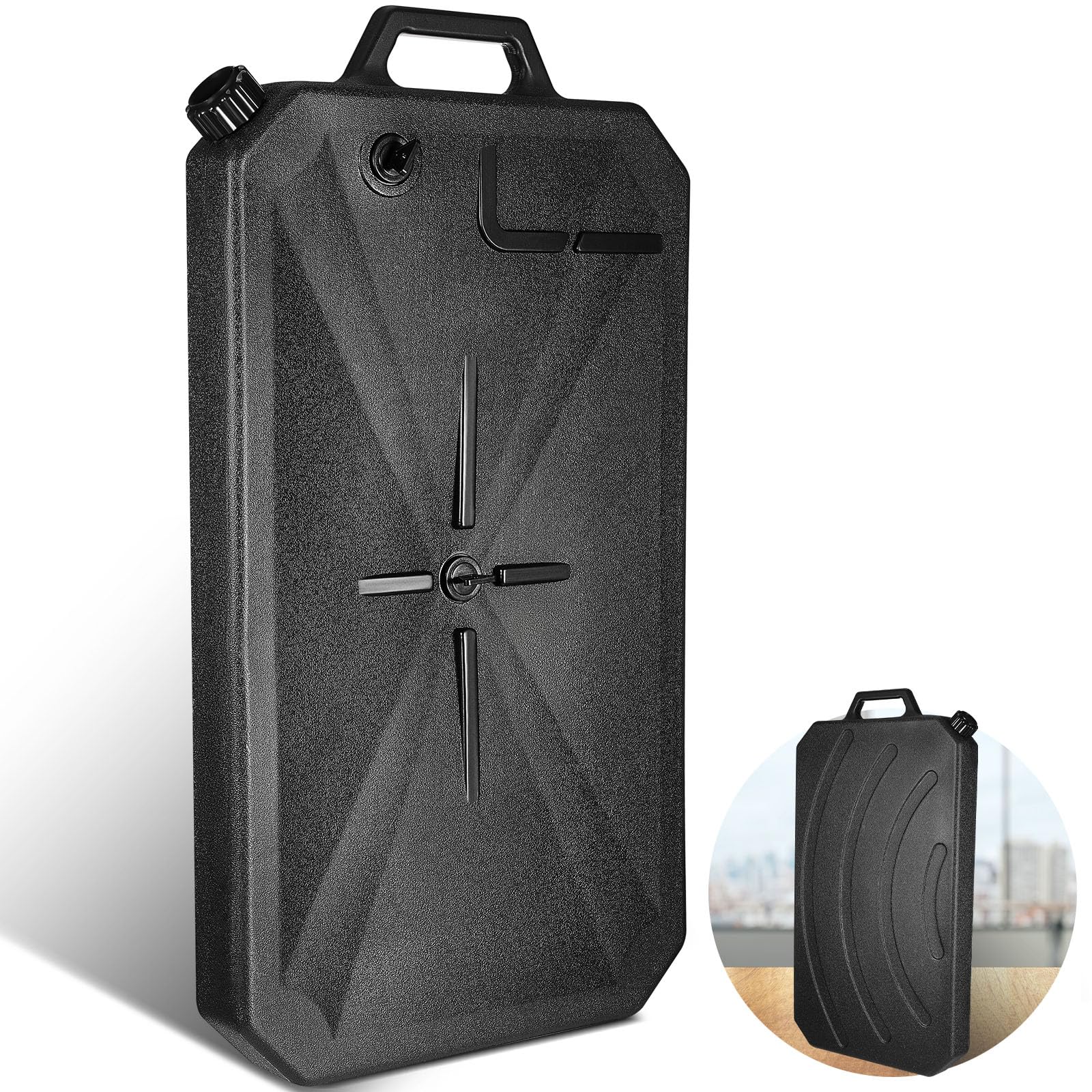 Snapklik.com : Universal ABS Low Profile Motorcycle Oil Drain Pan Spout ...