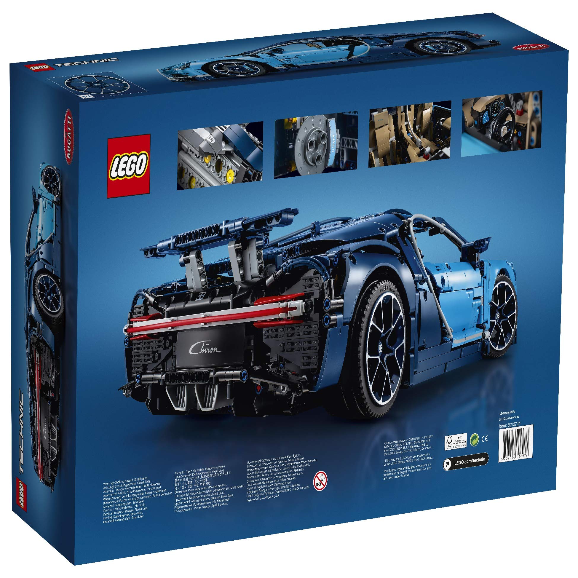 LEGO 42083 Technic Bugatti Chiron, Super Sports Car Exclusive ...