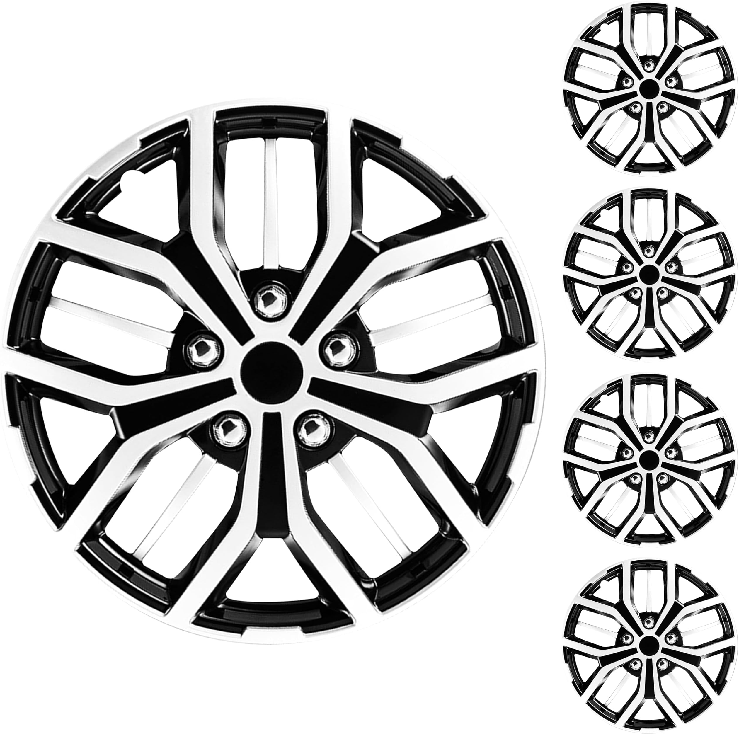 Amazon.com: CROSS PIONEER 16 inch Set of 4 Hubcaps, Made in Taiwan ...
