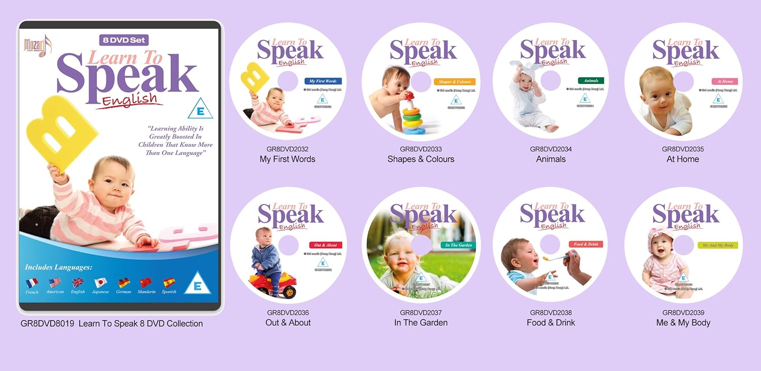 Learn To Speak English - 8 DVD Collector's Edition: Amazon.co.uk: DVD ...
