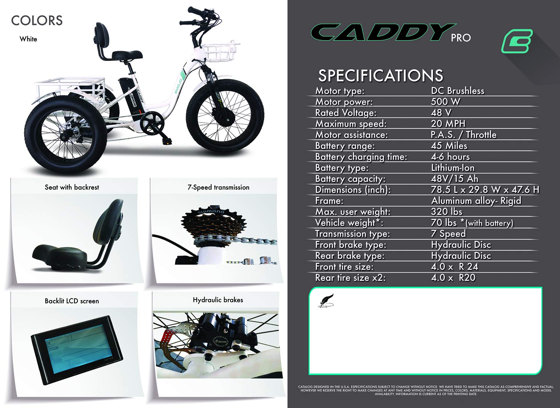 Emojo Caddy Pro/Caddy Élecṭrī...B08WLKH8HZ | Encarguelo.com