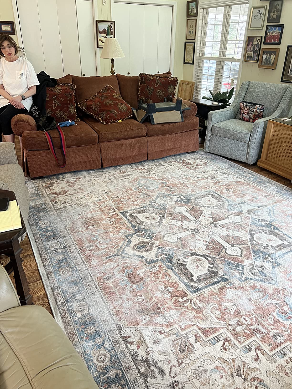 $21/mo - Finance RUGGABLE Kamran Washable Rug - Perfect Vintage Area ...