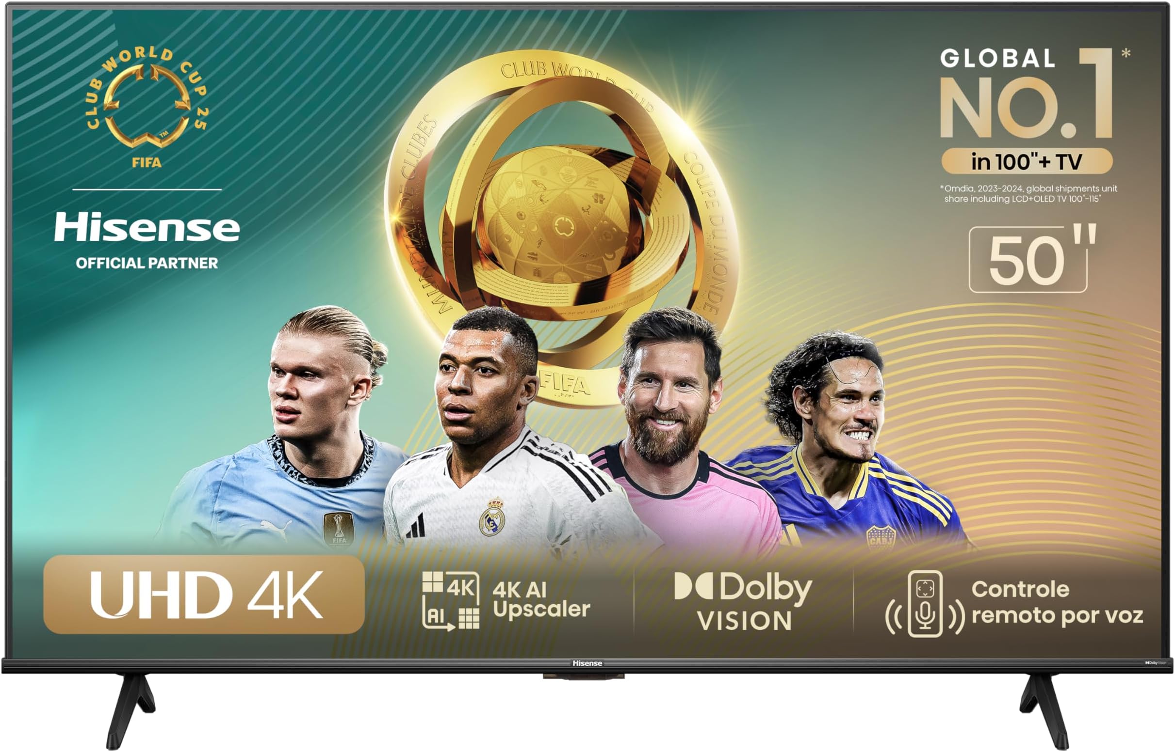 Hisense Smart TV UHD 4K DLED 58" Polegadas 58A6K com HDR10+ Dolby ...