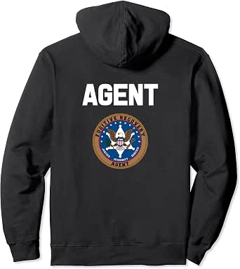 Amazon.com: Fugitive Recovery Agent Hoodie for Bounty Hunters Bail ...