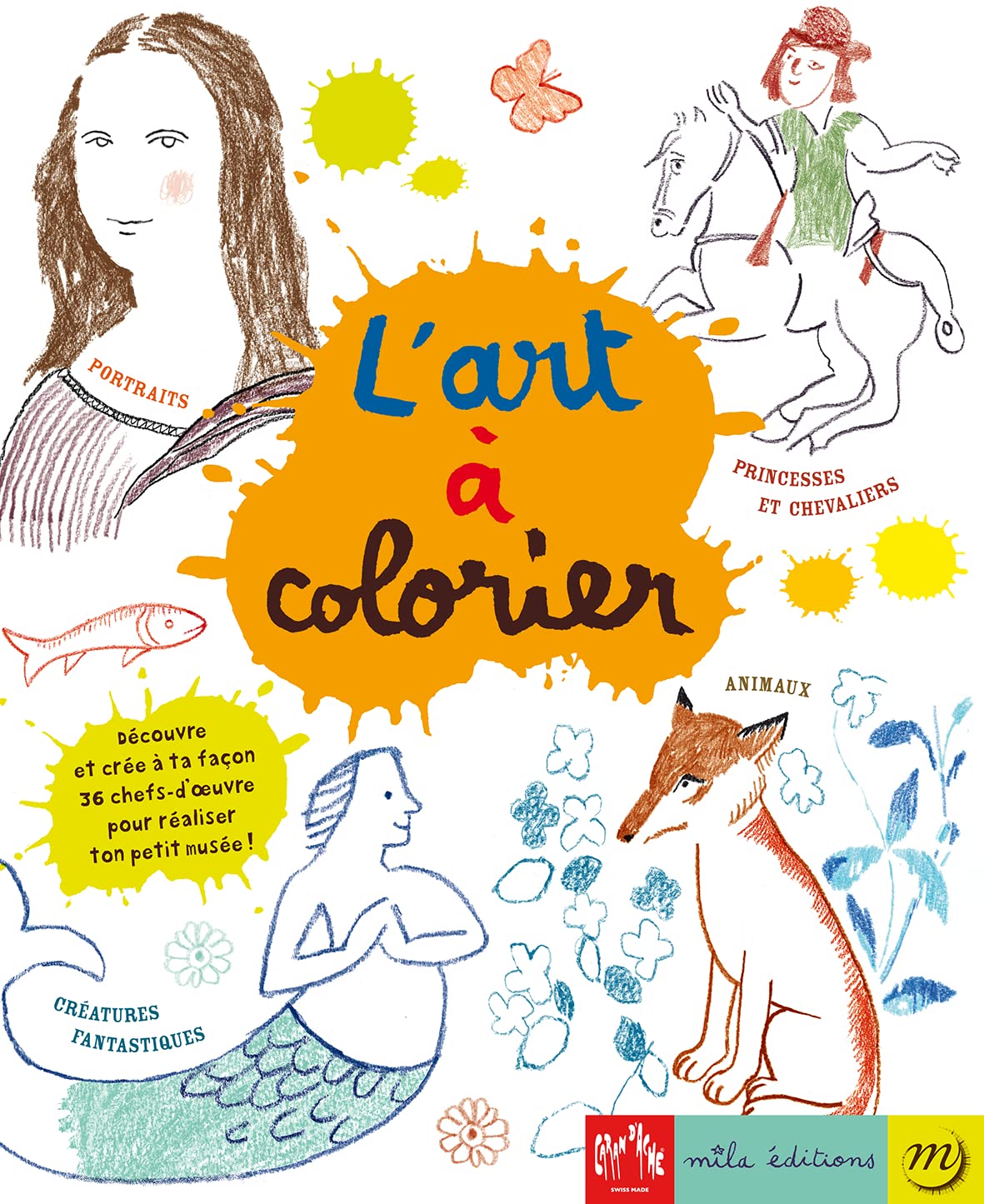 Amazon.com: L'art à colorier: Découvre et crée à ta façon 36 chefs-d ...
