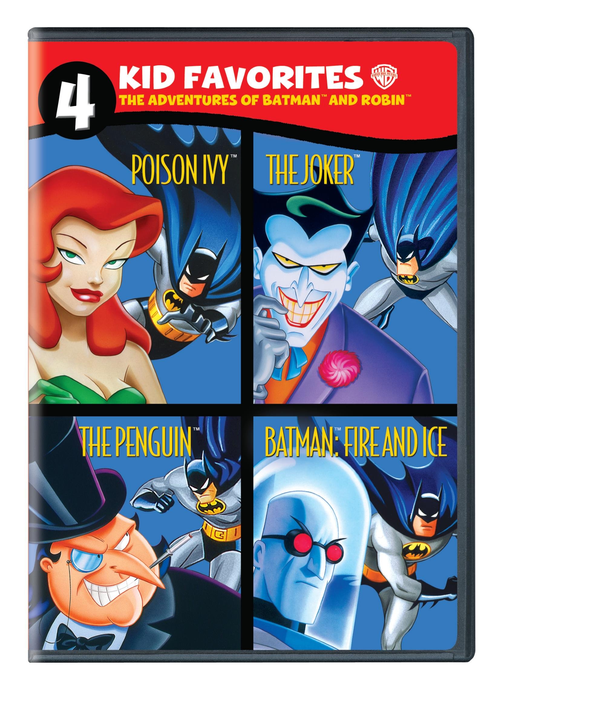 Amazon.com: 4 Kid Favorites: Adventures of Batman & Robin (DVD ...