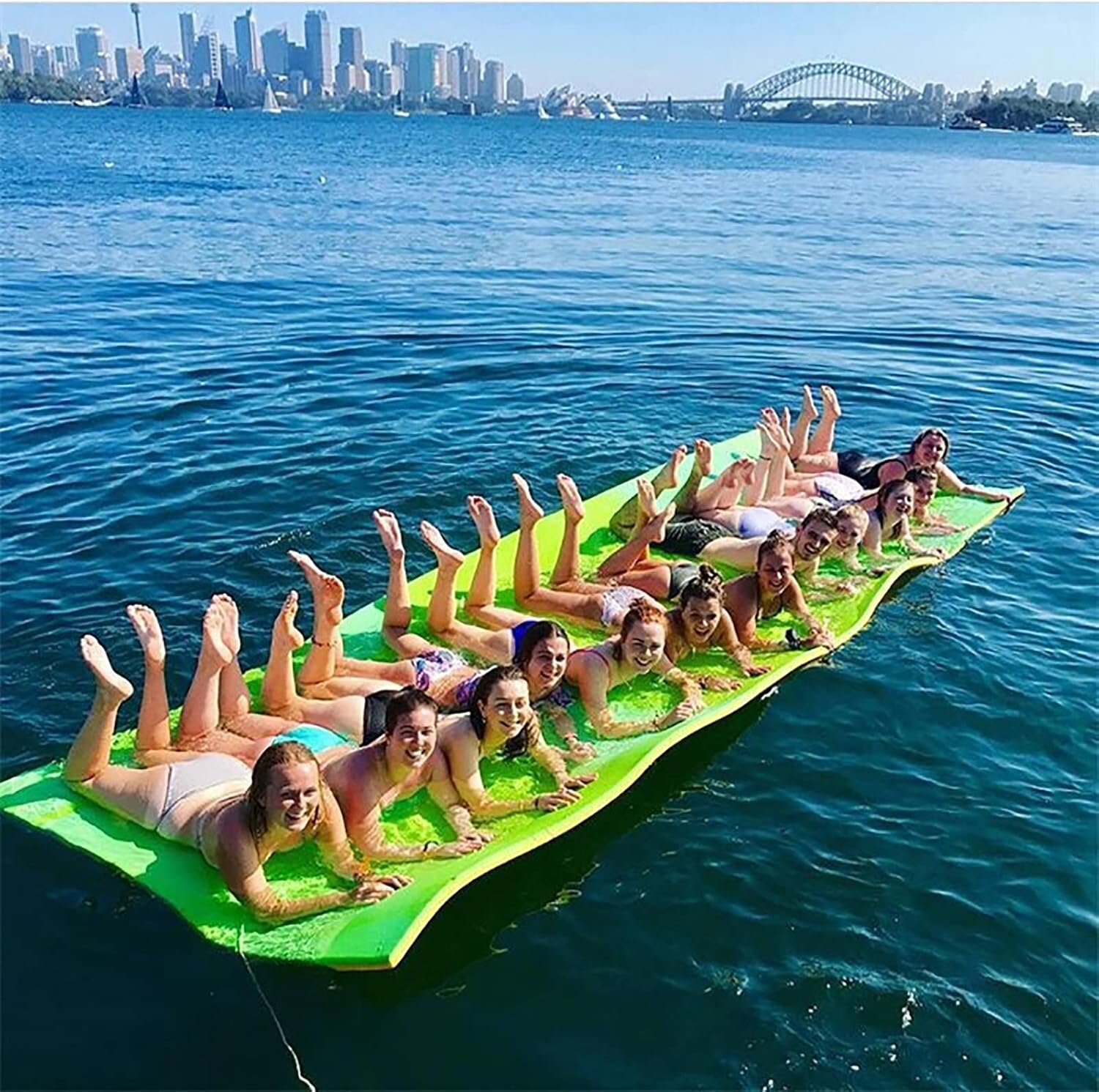 Amazon.com: Floating Pad Water Mat, Recreation Ultimate Swimming Foam ...