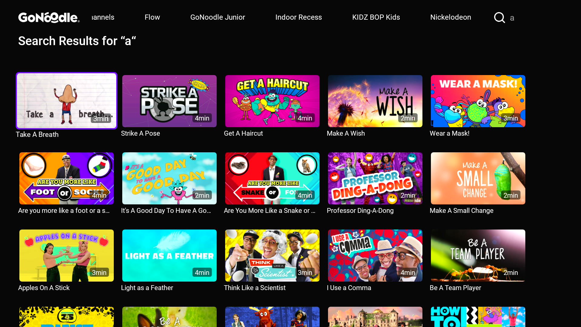 GoNoodle - App on the Amazon Appstore