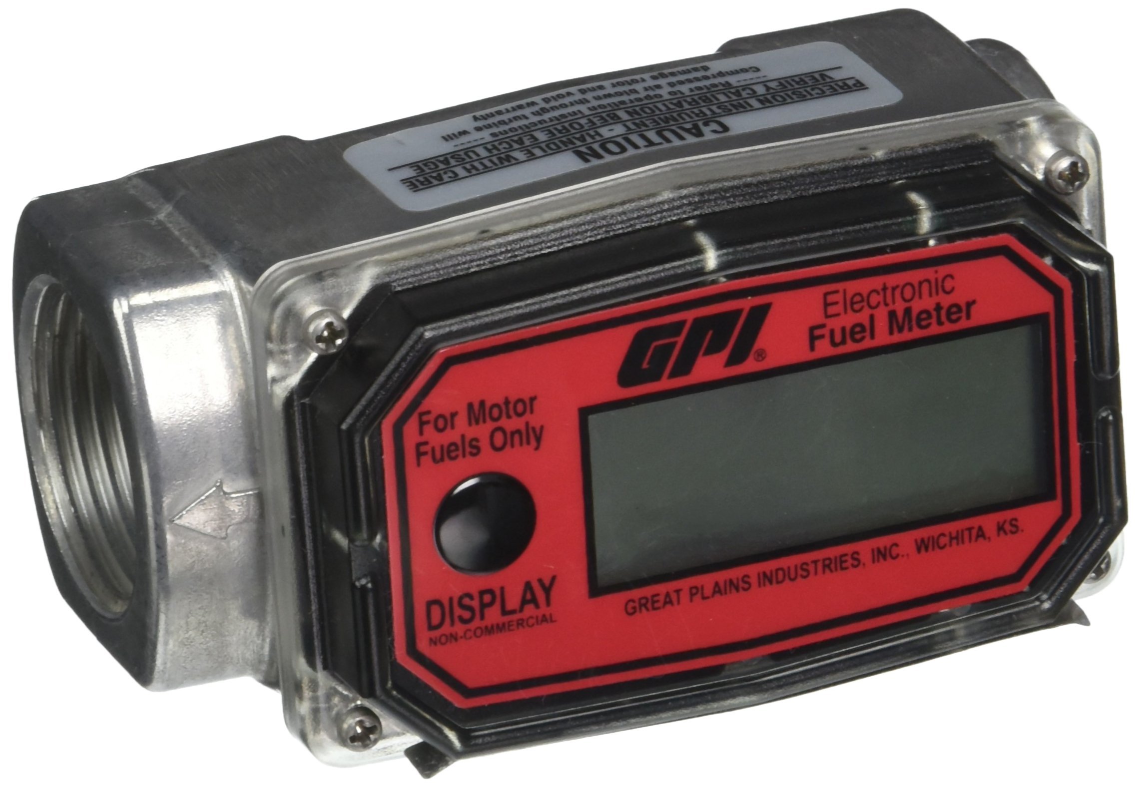 GPI 113255-3, (litres) 01A12LM Aluminum Turbine Fuel Flowmeter with ...