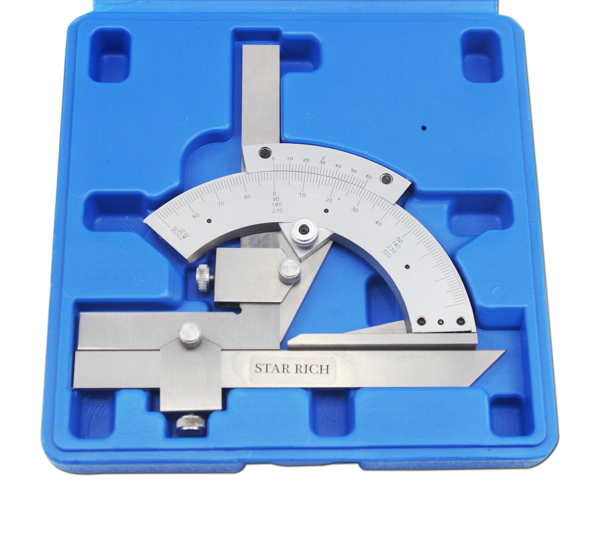 Buy Universal Bevel Protractor by STARRICH 0-320 Degree Angle ...