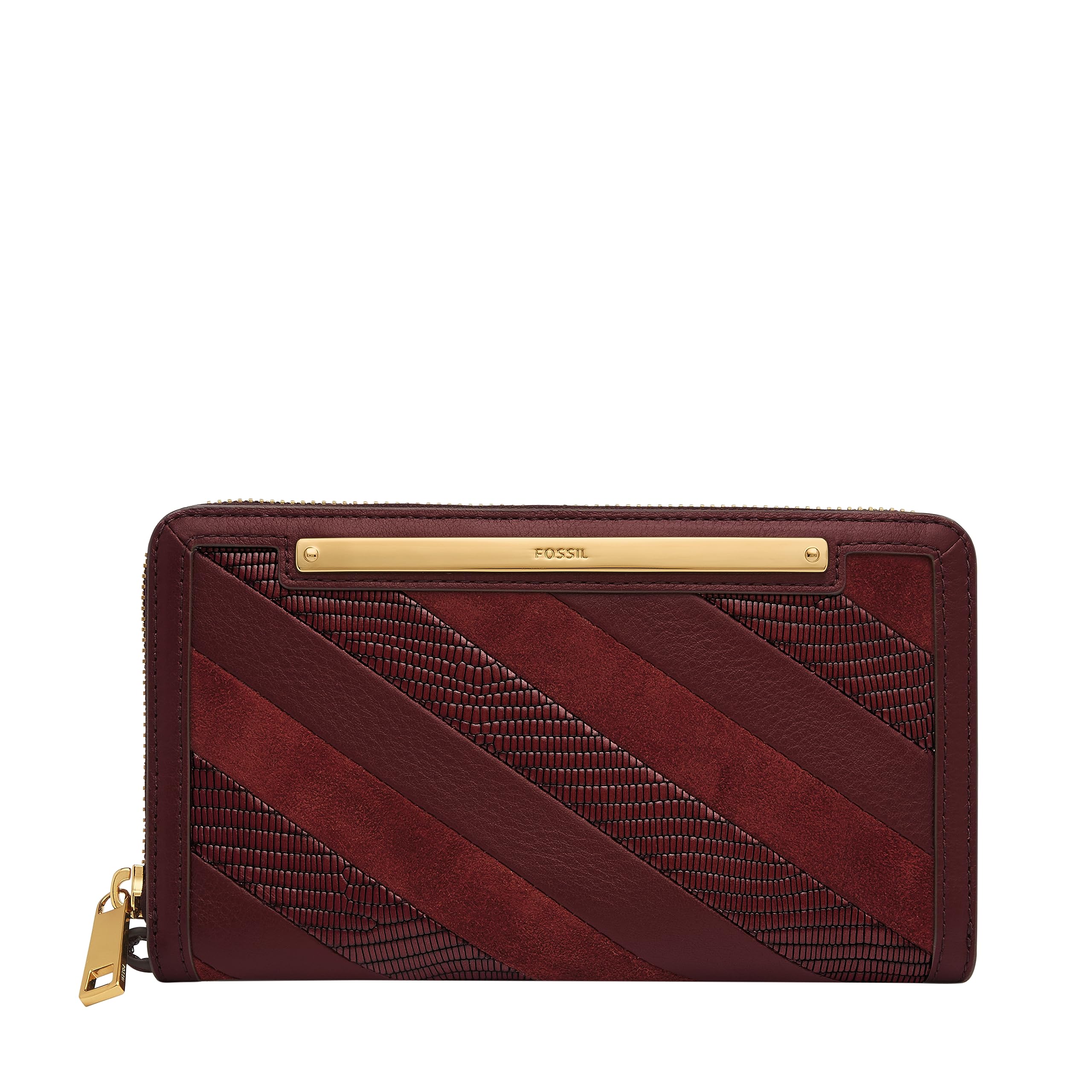 Snapklik.com : Fossil Liza Zip Around Clutch Wallet