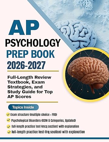 AP PSYCHOLOGY PREP BOOK 2026–2027: Full-Length Review Textbook, Exam ...