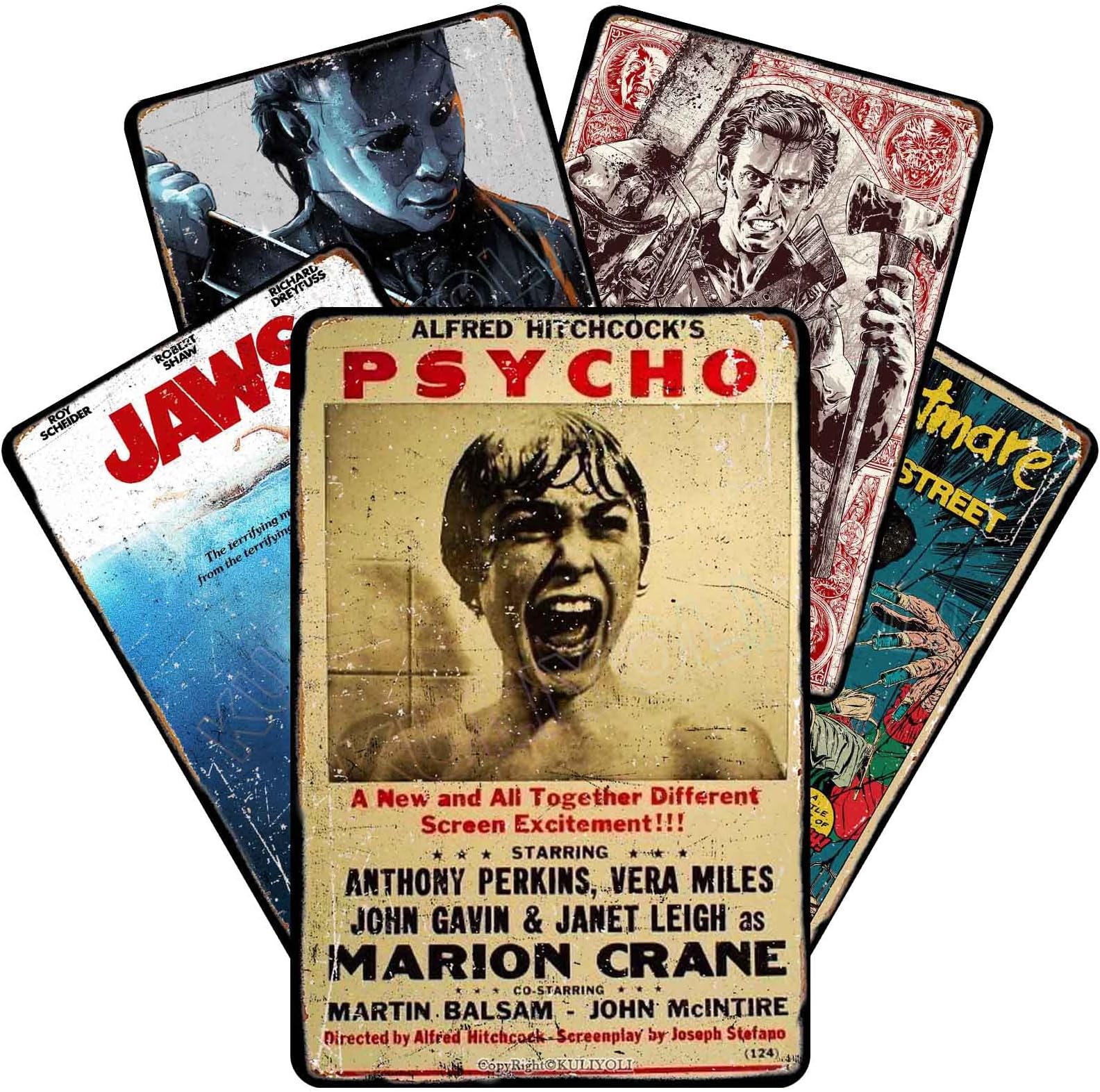 Amazon.com: The Birds 1963 Movie Poster Horror Movie Tin Sign Retro ...