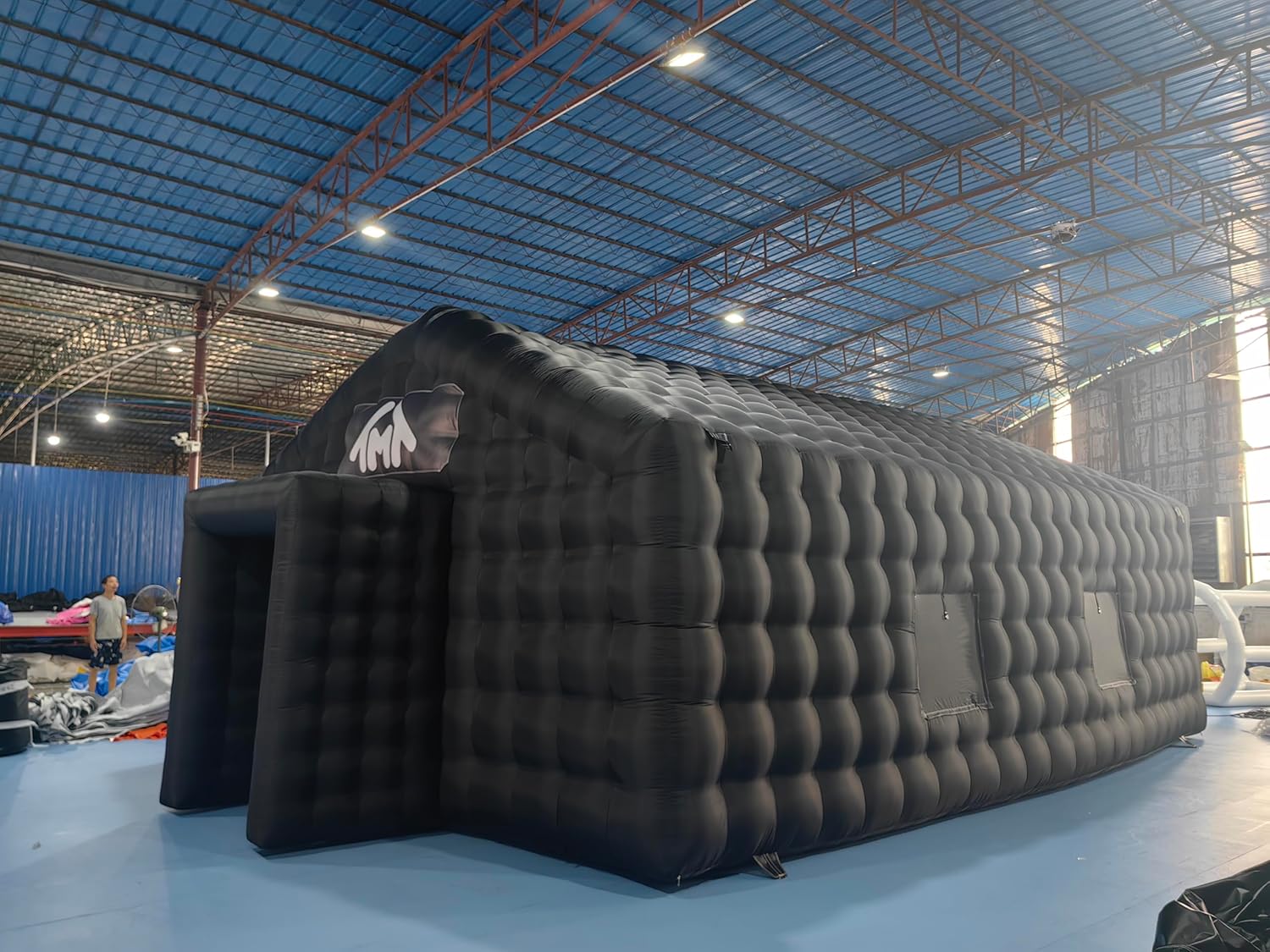 Amazon.com : 30FT Large Black Party Tent Portable LED Disco Lighting ...