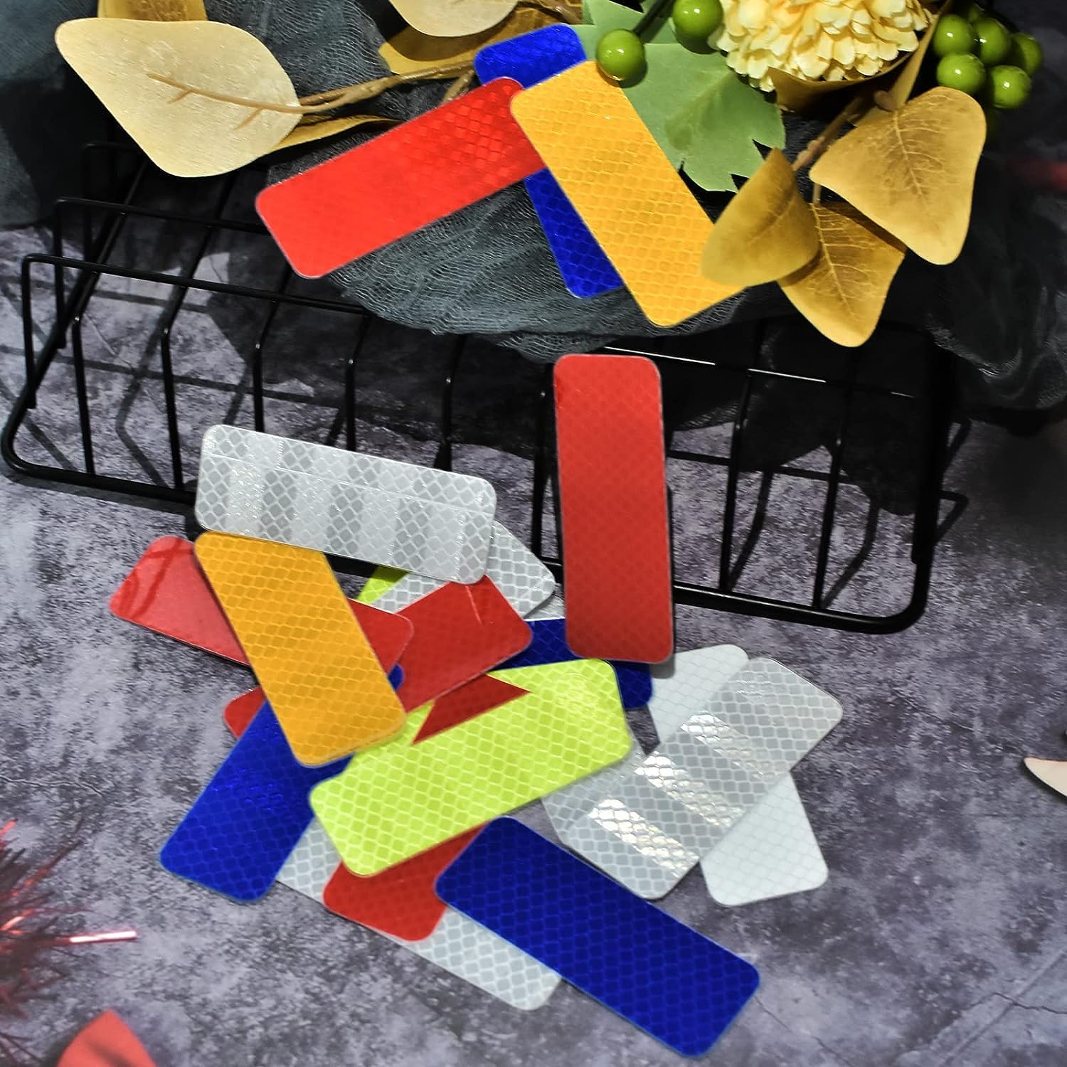 Snapklik.com : 50 Pcs Warning Reflective Stickers Assortment Outdoor ...