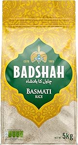 Badshah Basmati Rice 5kg : Amazon.co.uk: Grocery