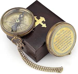 God is My Guide Compass with Display Stand-Unique | Uplifting ...