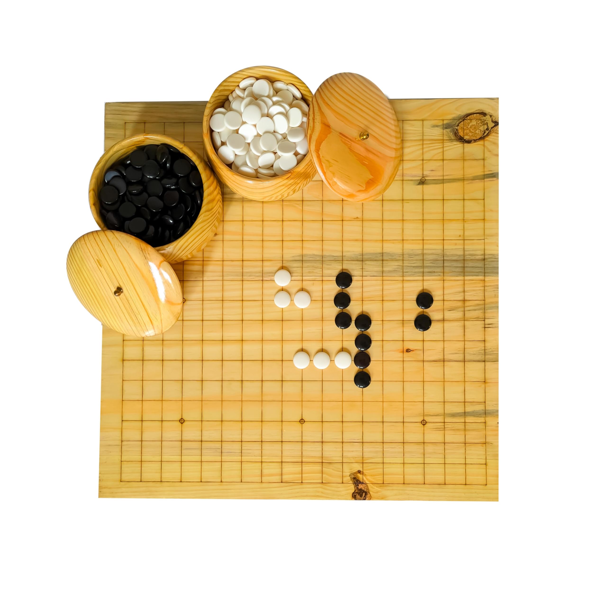 Buy Wooden Go Game Set (20x20 inch) | Travel Foldable Board Game with ...