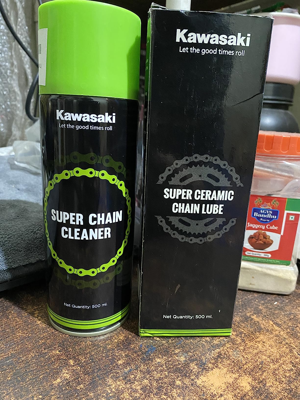 KAWASAKI CHAIN CLEANER (500 ML) : Amazon.in: Car & Motorbike