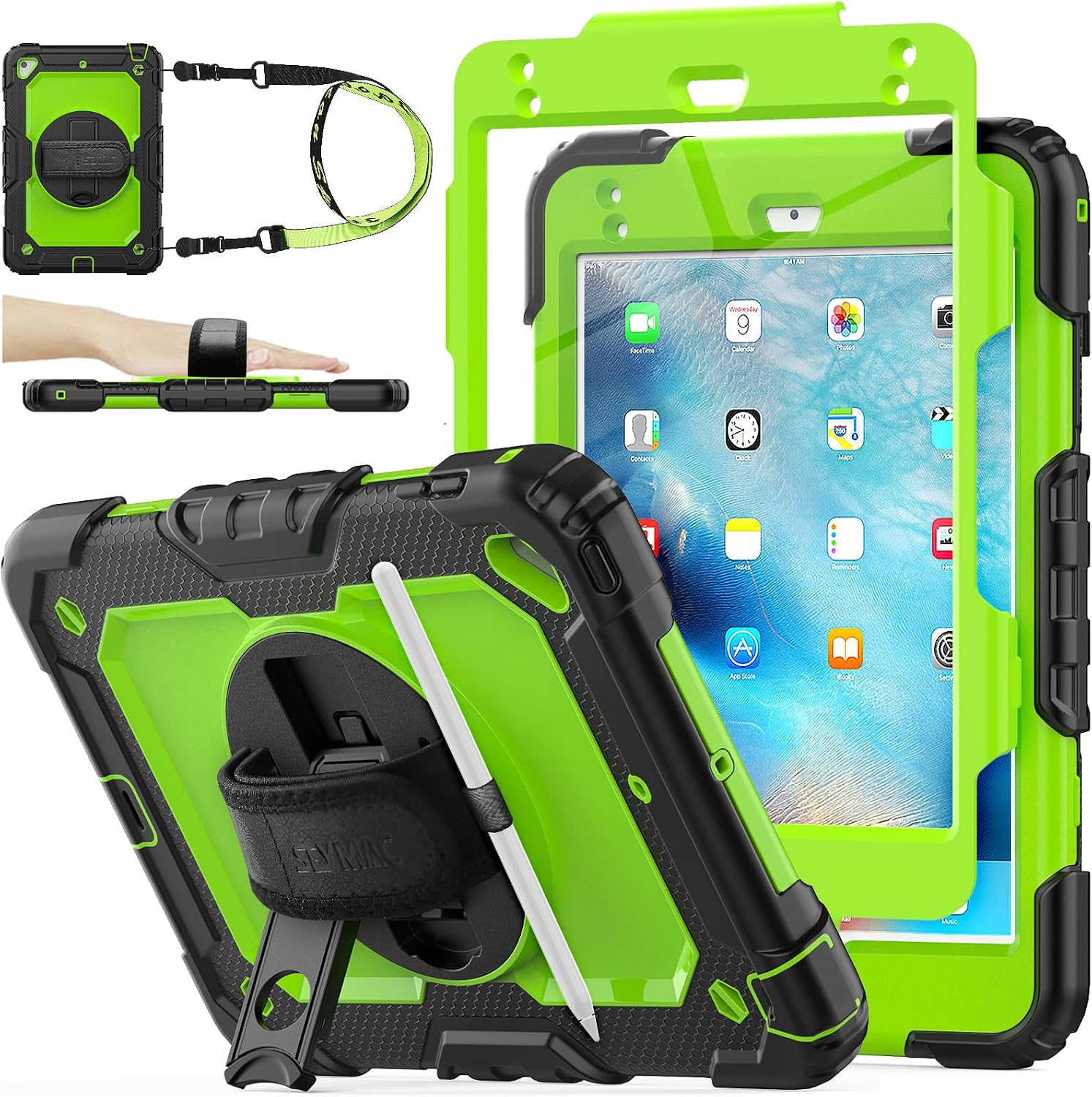 SEYMAC stock Case for iPad Mini 5th/4th Generation 7.9'', Full-body ...