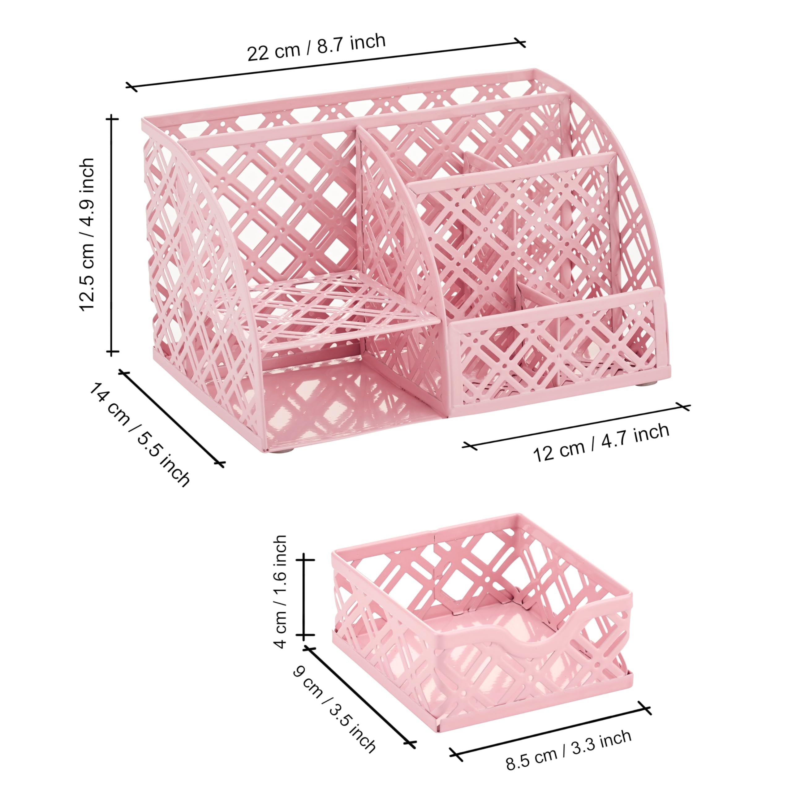 Snapklik.com : Exerz Desk Organiser/Mesh Desk Tidy Caddy/Pen Holder ...