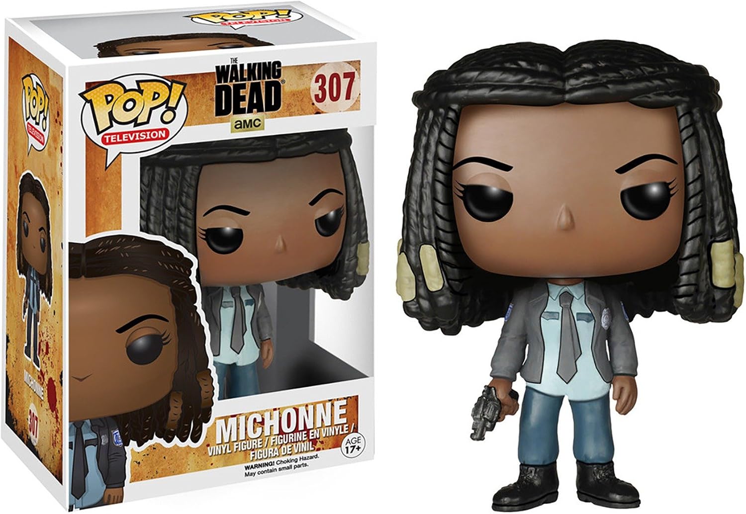 Amazon.com: Funko Pop TV: Walking Dead Michonne Action Figure (Season 5 ...