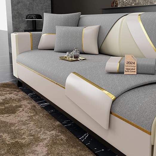 Amazon.com: Kiseely Sofa Couch Cover, Luxury Soft Cushion Sofa Seat ...
