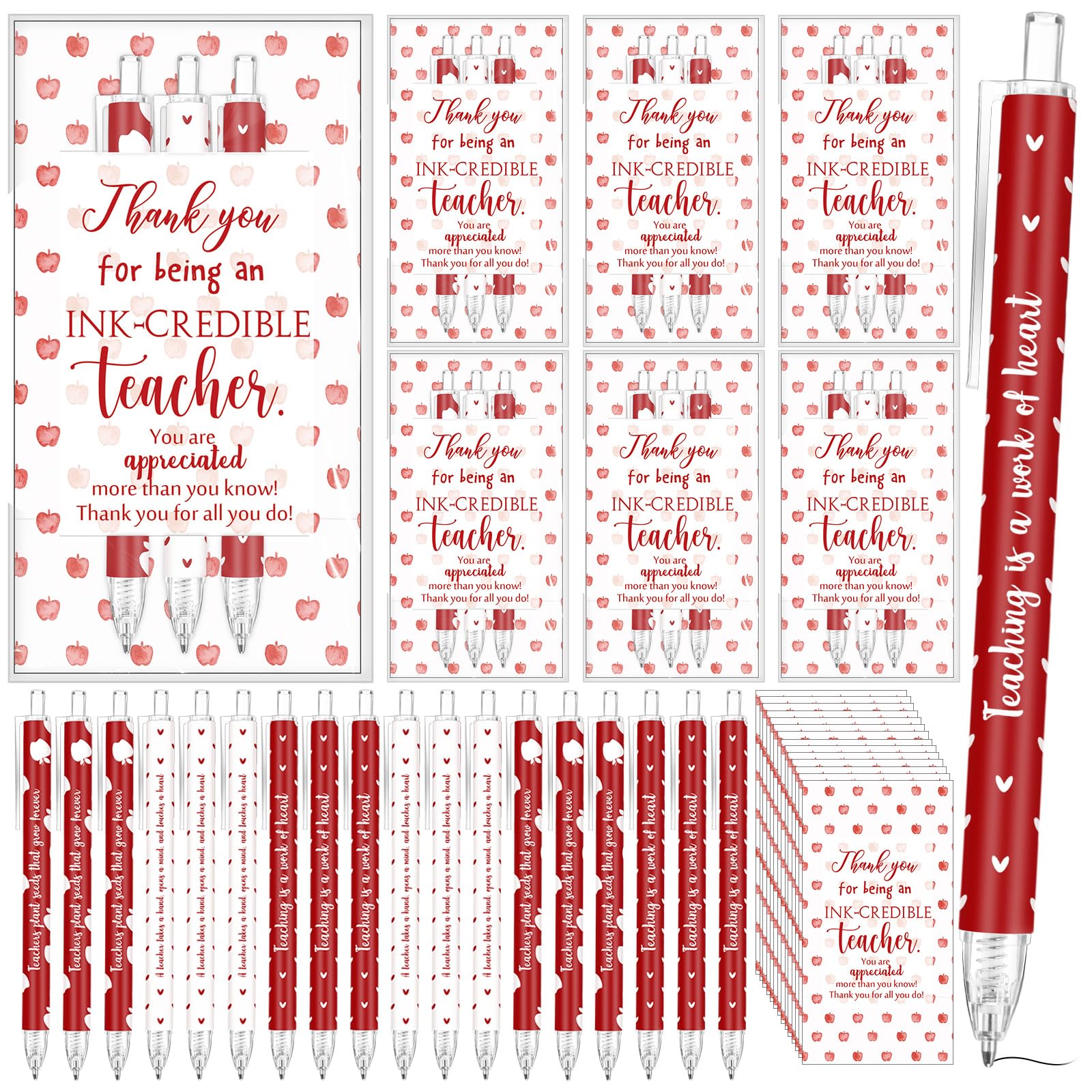 Amazon.com : Sayglossy 12 Sets Valentines Day Teacher Appreciation ...