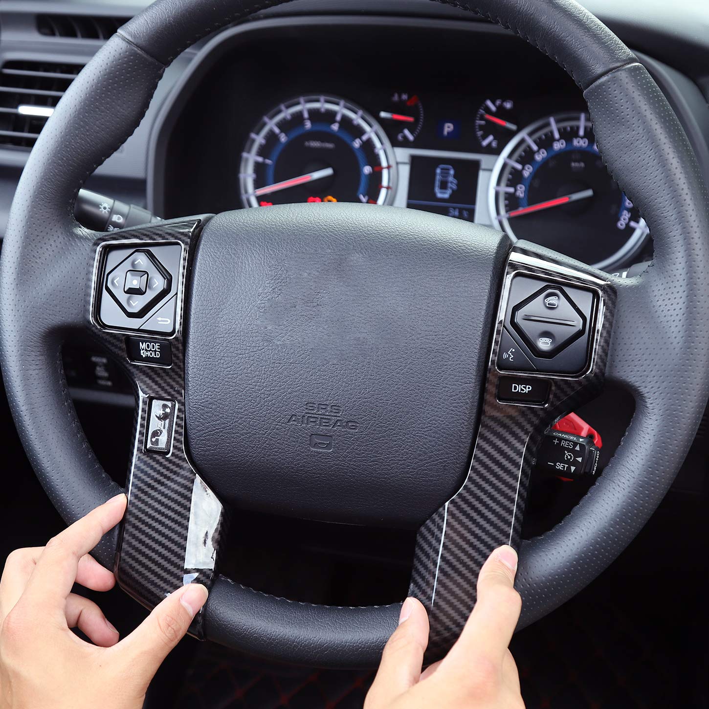 Snapklik.com : JeCar Steering Wheel Cover Interior Decoration Trim Kits ...