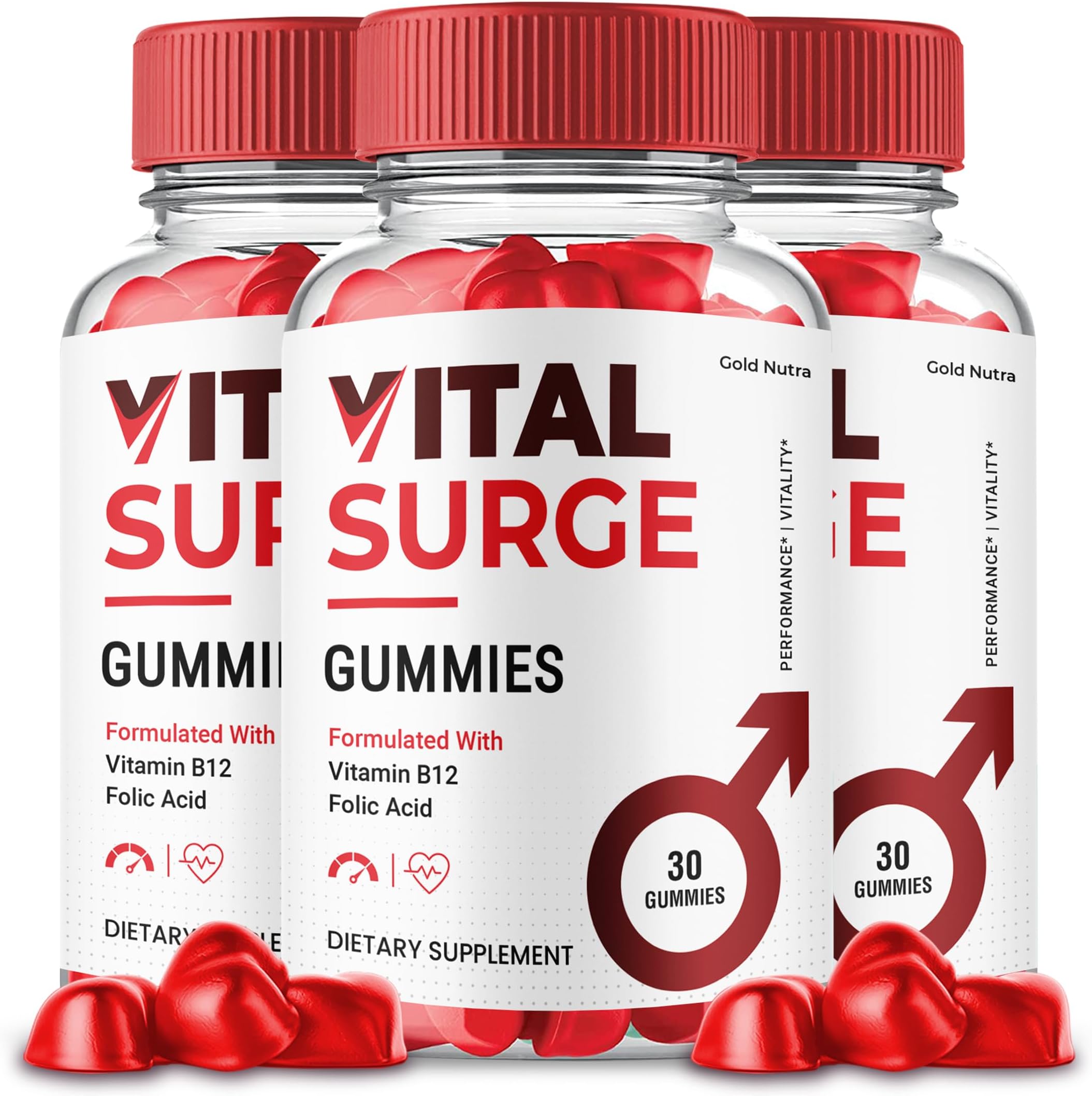 Amazon.com: (5 Pack) Vital Surge - Vital Surge for Men Gummies, Vital ...