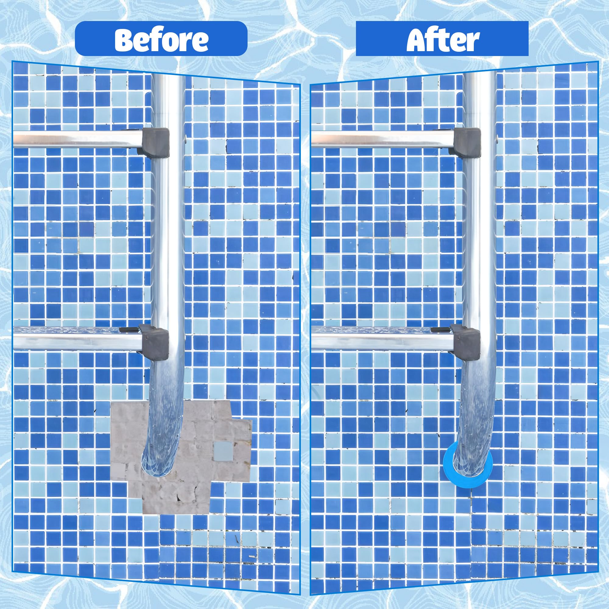 Snapklik.com : 4 Pack Pool Ladder Bumper Plugs For Inground Pool Rubber ...