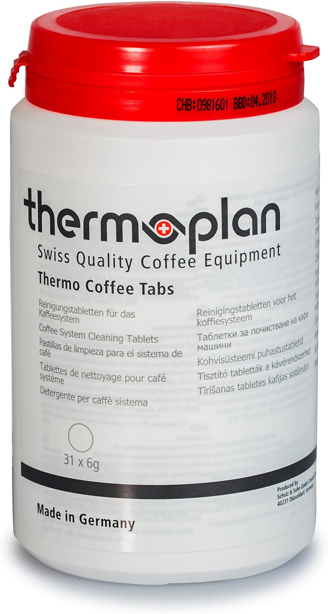 Thermoplan | Thermo Coffee Tabs | Cleaning Tablets | 31 tabs with 6 g ...