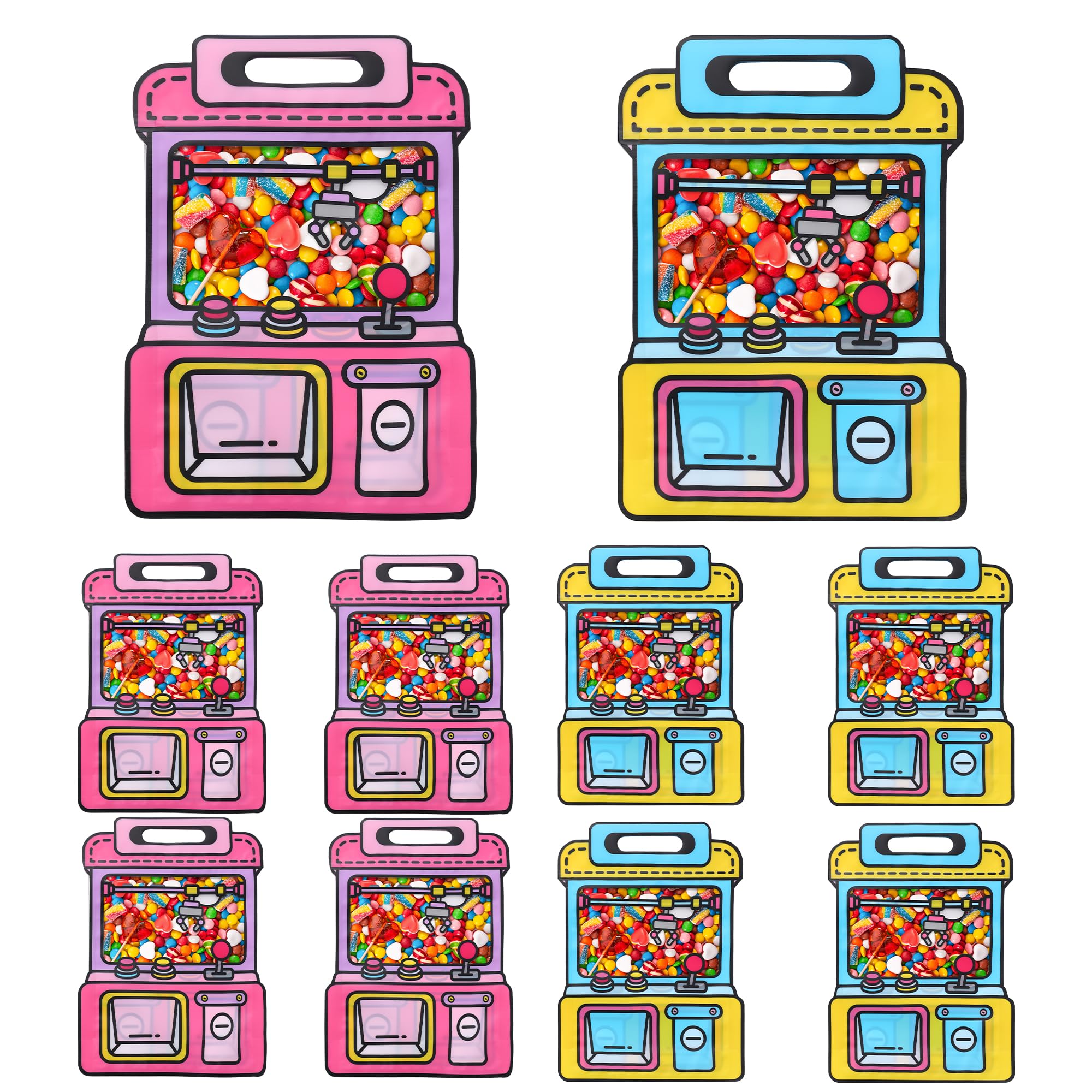 Amazon.com: Lati Cute Goodie Kids Gift Bags - 20PCS Large Plastic ...