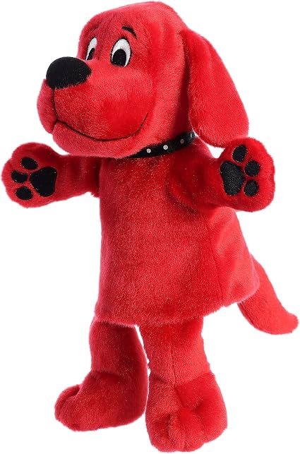 Amazon.com: Aurora® Playful Clifford® Clifford Hand Puppet Stuffed ...